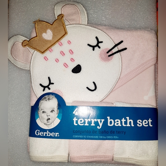 Gerber | Bath, Skin & Hair | Gerber Terry Bath Set | Poshmark